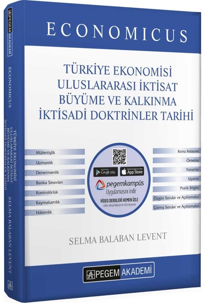 Pegem Akademi KPSS Economicus Türkiye Ekonomisi, Uluslar arası İktisat, Büyüme ve Kalkınma, İktisadi Doktrinler Tarihi Konu Anlatımlı Pegem Akademi KPSS Economicus Türkiye Ekonomisi, Uluslar arası İktisat, Büyüme ve Kalkınma, İktisadi Doktrinler Tarihi Konu Anlatımlı