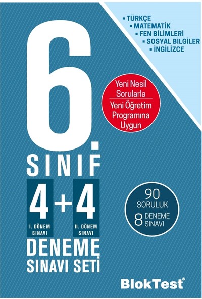Bloktest 6. Sınıf Deneme Sınavı Seti 44-Kolektif Bloktest 6. Sınıf Deneme Sınavı Seti 44-Kolektif