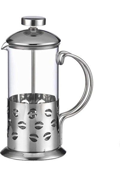 Arsimo French Press Cam Üzeri Çelik Kaplama Lüx 350 ml