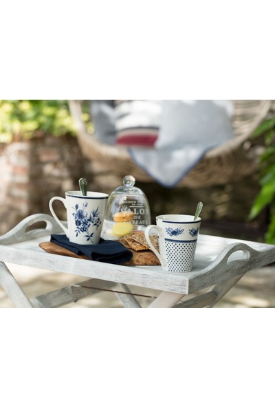 Madame Coco Maena Perrin 2'li Kupa Seti - Mavi Madame Coco Maena Perrin 2'li Kupa Seti - Mavi