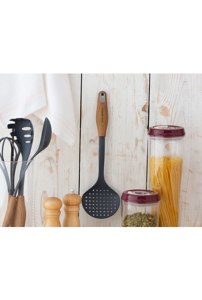 Madame Coco Woody Kevgir Kepçe - Antrasit