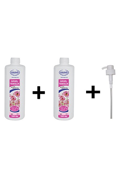 Ersağ Genel Temizlik 1000 ml 2'li Pompalı