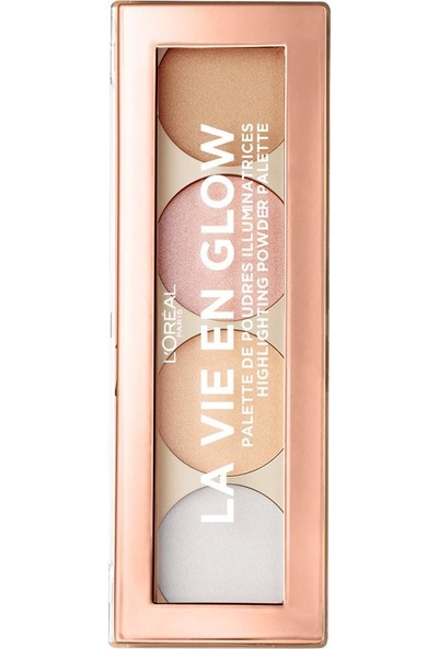 L'Oréal Paris La Vie En Glow Aydınlatıcı Paleti Cool Glow - Soğuk Tonlar