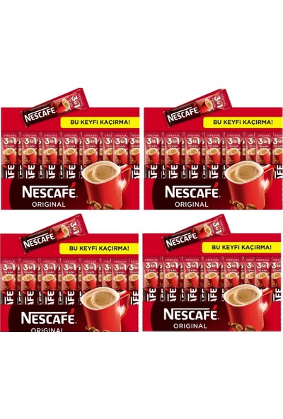 Nescafe 3'ü 1 Arada Kahve 17,5 gr ( 192'li )