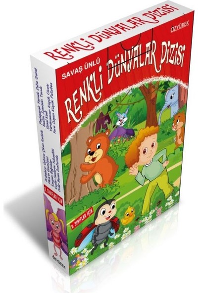 Özyürek Renkli Dünyalar Dizisi 2. Sınıf 10 Kitap + Savaş Ünlü Test Özyürek Renkli Dünyalar Dizisi 2. Sınıf 10 Kitap + Savaş Ünlü Test