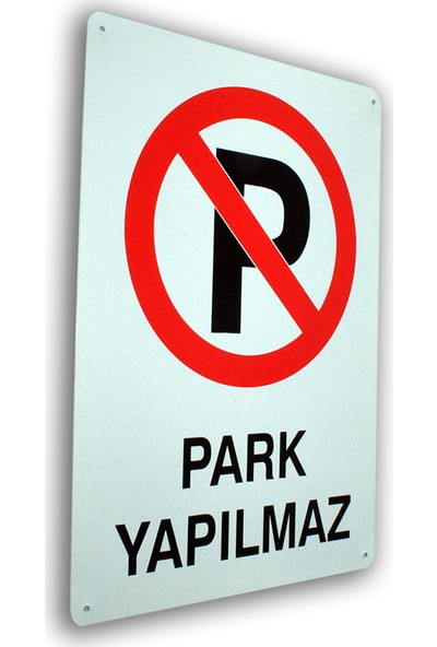 PassPano Metal Iş Güvenliği Levha PARK YAPILMAZ 25,5 x 36 cm PassPano Metal Iş Güvenliği Levha PARK YAPILMAZ 25,5 x 36 cm