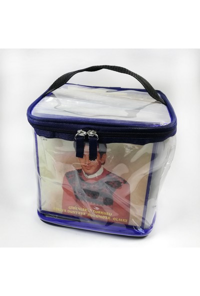 Çıtırtılı Sesler Şeffaf 45'lik Çantası