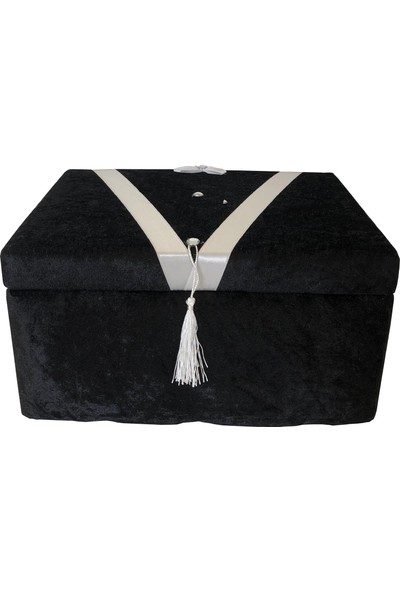 Duru Çeyiz Sandıkları Büyük Damat Sandığı Siyah Duru Çeyiz Sandıkları Büyük Damat Sandığı Siyah