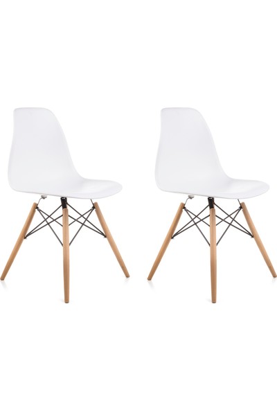 Dorcia Home Beyaz Eames Sandalye 2 Adet Cafe Balkon Mutfak Sandalyesi Dorcia Home Beyaz Eames Sandalye 2 Adet Cafe Balkon Mutfak Sandalyesi
