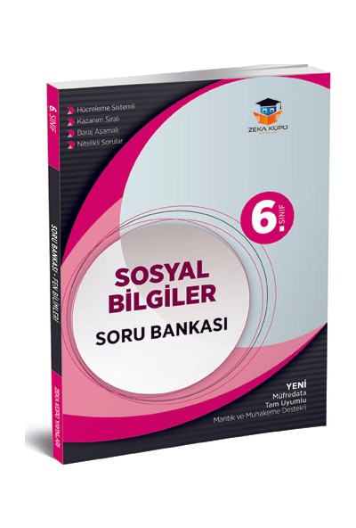 Zeka Küpü Yayınları 6. Sınıf Sosyal Bilgiler Soru Bankası Zeka Küpü Yayınları 6. Sınıf Sosyal Bilgiler Soru Bankası