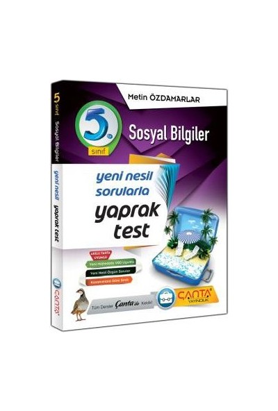Çanta Yayınları 5. Sınıf Sosyal Bilgiler Yaprak Test Çanta Yayınları 5. Sınıf Sosyal Bilgiler Yaprak Test