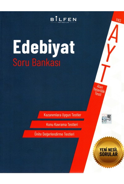 Bilfen Yayıncılık 12. Sınıf Ayt Edebiyat Soru Bankası Yeni