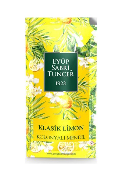 Eyüp Sabri Tuncer Kolonyalı Mendil Klasik Limon 100 Lü