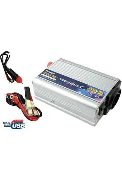 Teknomax 600W Inverter Dönüştürücü