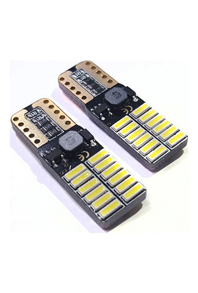 Femex T10-24Smd Yassı Dipsiz Led Ampul Beyaz Canbus Ultra Parlak 300 Lümen Femex T10-24Smd Yassı Dipsiz Led Ampul Beyaz Canbus Ultra Parlak 300 Lümen