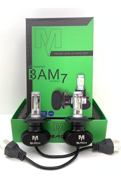 Appcity Mach Bam-7 Profesyonel LED Xenon H7 -(9800LM) Appcity Mach Bam-7 Profesyonel LED Xenon H7 -(9800LM)