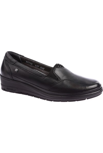 Forelli 25115 Kadın Deri Siyah Halluks Comfort Ayakkabı Forelli 25115 Kadın Deri Siyah Halluks Comfort Ayakkabı