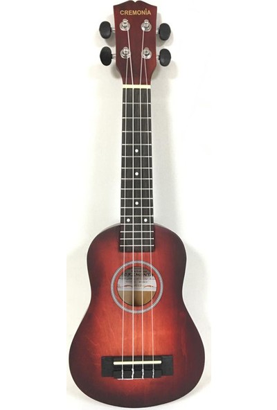Cremonia Ukulele 21 İnç (Kırmızı) + Kılıf
