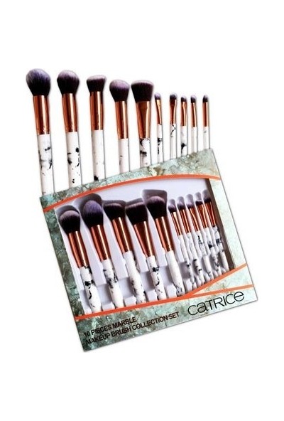 Catrice 10 Lu Makyaj Fırça Seti Beyaz