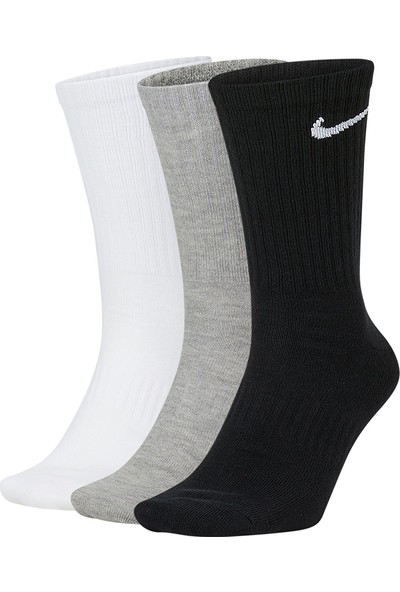 Nike SX7676-901 Everyday Cush No-Show 3 Renk 3lü Çorap Seti Nike SX7676-901 Everyday Cush No-Show 3 Renk 3lü Çorap Seti