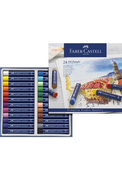 Faber-Castell Creative Studio Yağlı Pastel Boya 24 Renk Faber-Castell Creative Studio Yağlı Pastel Boya 24 Renk