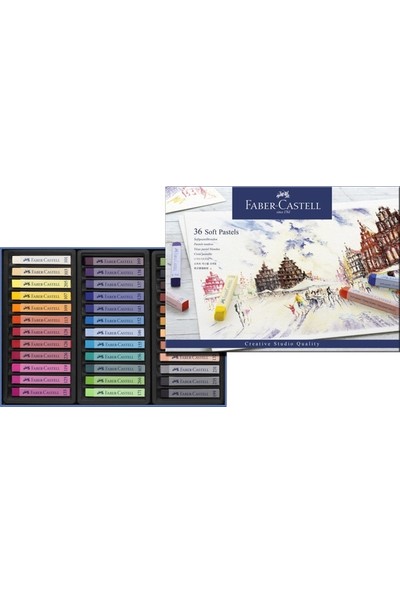 Faber-Castell Creative Studio Toz (Soft) Pastel Boya 36 Renk Faber-Castell Creative Studio Toz (Soft) Pastel Boya 36 Renk