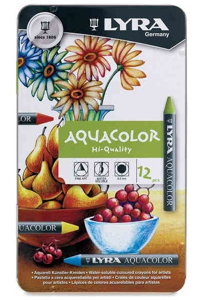 Lyra Aquacolor Sulandırılabilir Pastel Boya 12 Renk