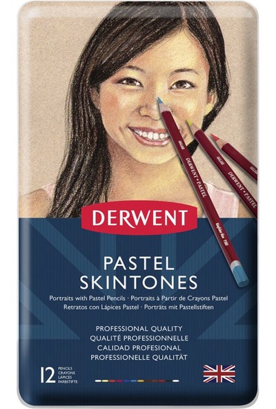 Derwent Pastel Pencil Skintones 12'li Pastel Kalem Seti Ten Renkleri Derwent Pastel Pencil Skintones 12'li Pastel Kalem Seti Ten Renkleri