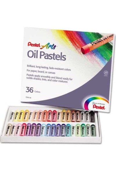 Pentel Arts Oil Pastels 36 Renk Yağlı Pastel Boya Seti Pentel Arts Oil Pastels 36 Renk Yağlı Pastel Boya Seti