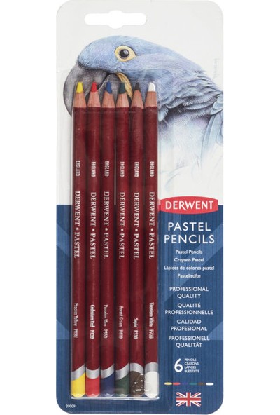 Derwent Pastel Pencil 6'lı Blister Pastel Kalem Seti Derwent Pastel Pencil 6'lı Blister Pastel Kalem Seti