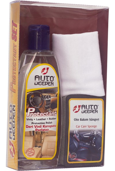 Auto Deepen Prodectant Deri Vinil Kokpit Parlatıcı Set