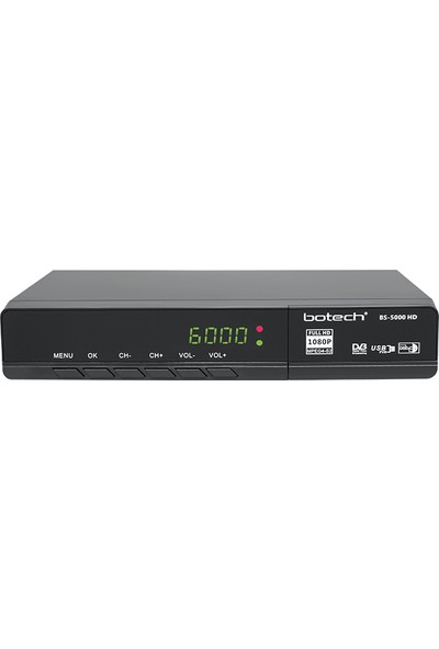 Botech Bs 5000 Hd Kasalı Uydu Alıcısı Skart Girişli Botech Bs 5000 Hd Kasalı Uydu Alıcısı Skart Girişli