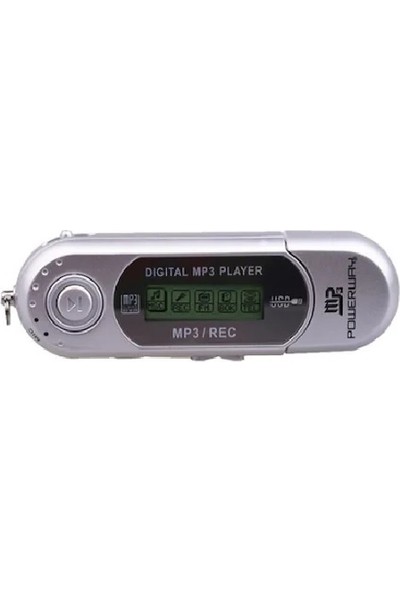 Powerway 4GB Radyolu Mp3 Player Gri