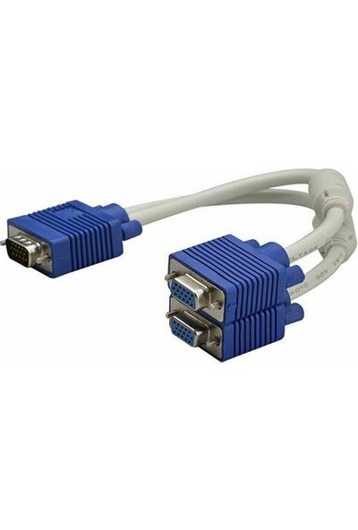 Platoon 2'li VGA Çoklayıcı Y Splitter Kablo Platoon 2'li VGA Çoklayıcı Y Splitter Kablo