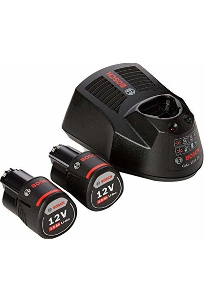 Bosch 12 V Başlangıç Seti Gal 1230 Cv + 2 x Gba 12V 2.0 Ah Bosch 12 V Başlangıç Seti Gal 1230 Cv + 2 x Gba 12V 2.0 Ah