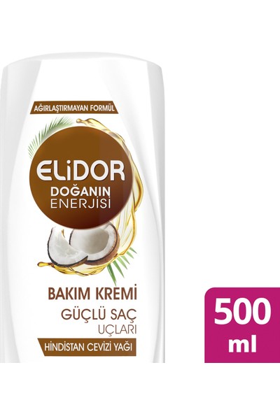 Elidor Güçlü Saç Uçları Saç Bakım Kremi 500 ml