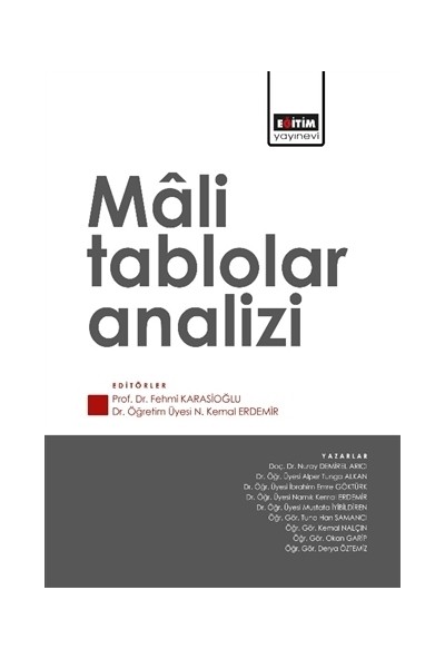 Mali Tablolar Analizi Mali Tablolar Analizi