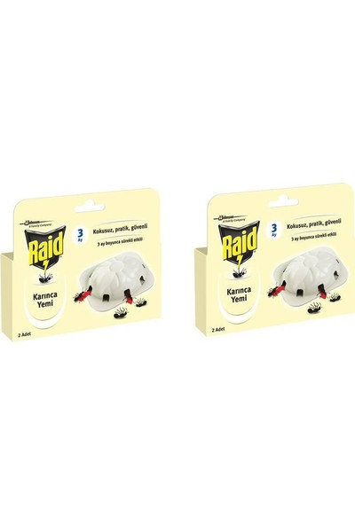 Raid Karınca Yemi Sinek Kovucu 2'li