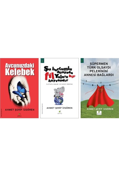 Ahmet Şerif İzgören 3'lü set: Fil - Avcunuzdaki Kelebek - Süpermen Türk Olsaydı
