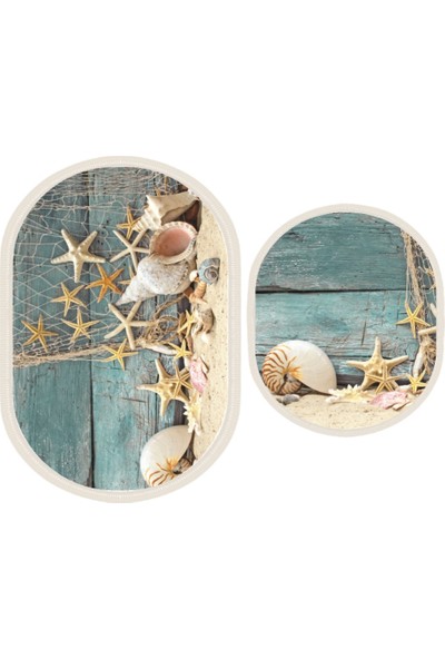 Soley Püsküllü İpek Paspas Takımı Hilary 2'li BPS11523.801