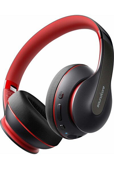 Anker Soundcore Life Q10 Kablosuz Bluetooth 5.0 Kulaklık - 60 Saate Varan Çalma Süresi - Siyah Kırmızı - A3032 Anker Soundcore Life Q10 Kablosuz Bluetooth 5.0 Kulaklık - 60 Saate Varan Çalma Süresi - Siyah Kırmızı - A3032