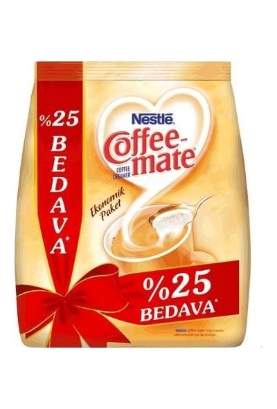 Nestle Coffee Mate 625 g %25 Bedava Nestle Coffee Mate 625 g %25 Bedava