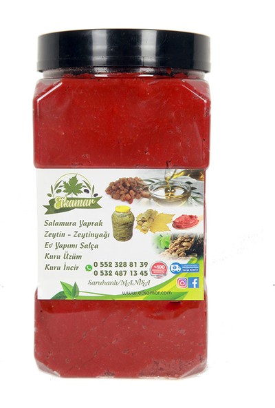 Etkamar Köy Usulü Doğal Biber Salçası (Net: 2400G)