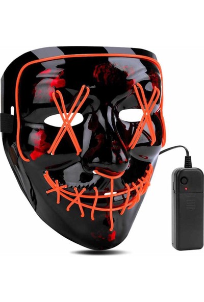 Sevfe LED Işıklı Yanıp Sönen Renkli Maske