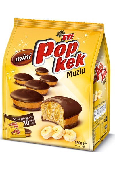 Eti Popkek Mini Muzlu 180 g Eti Popkek Mini Muzlu 180 g