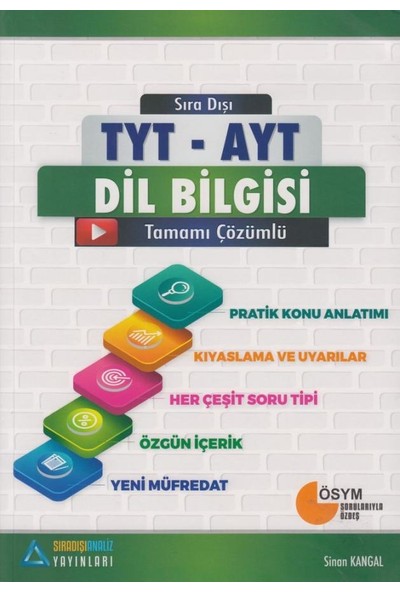 Sıradışı Analiz Yayınları TYT - AYT Dil Bilgisi