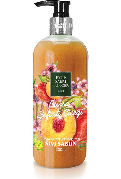 Eyüp Sabri Tuncer Bursa Şeftali Çiçeği Sıvı Sabun 500 ml