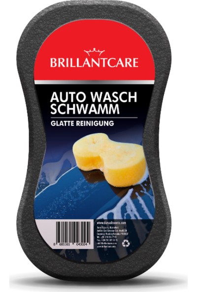 Brillantcare Oto Yıkama Süngeri Çekcek