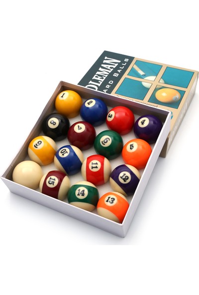 Pusula Oyun Nodleman Pool Balls Amerikan Bilardo Top Seti 57.2 mm