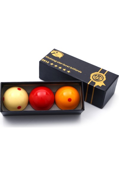 Pusula Oyun Süper Pro Cup Benekli 3 Top Carom Bilardo Top Seti 61.5 mm Pusula Oyun Süper Pro Cup Benekli 3 Top Carom Bilardo Top Seti 61.5 mm